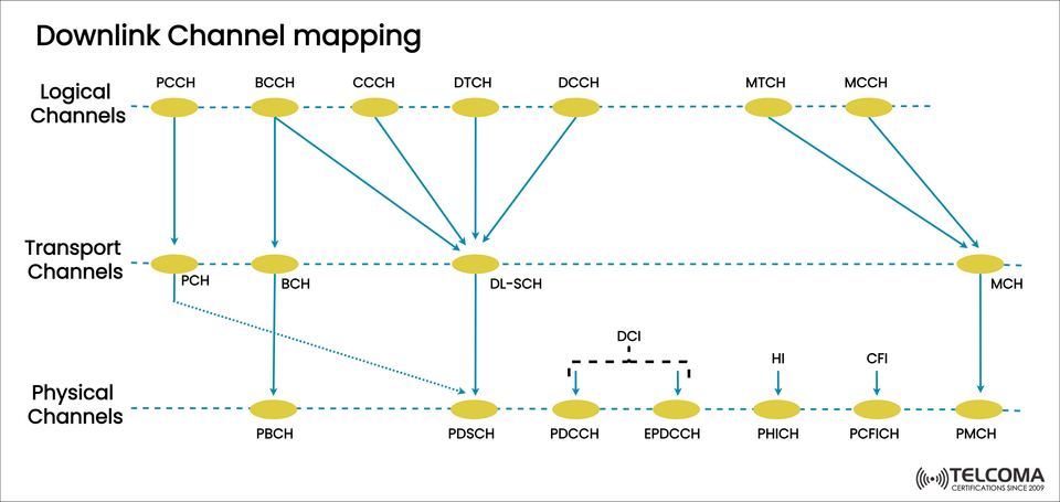 Downlink Channel Mapping in LTE/5G: Logical, Transport, and Physical ...